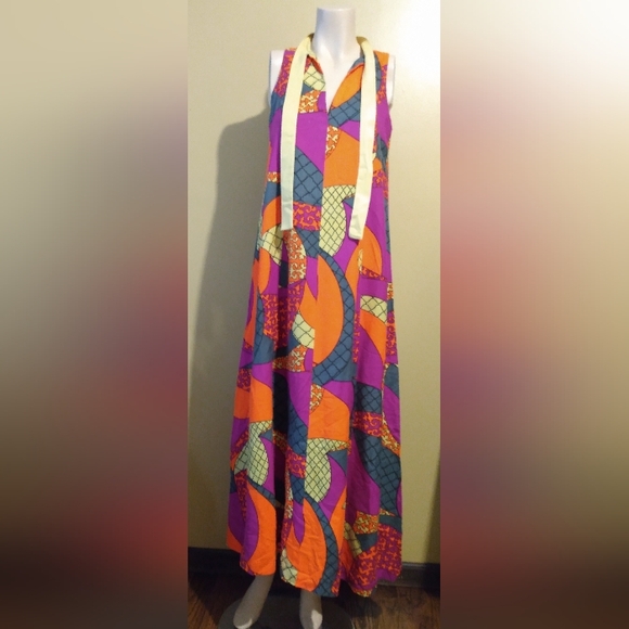 baba kea | Dresses | Vintage Baba Kea Dress 6s Hawaiian Maxi Dress ...